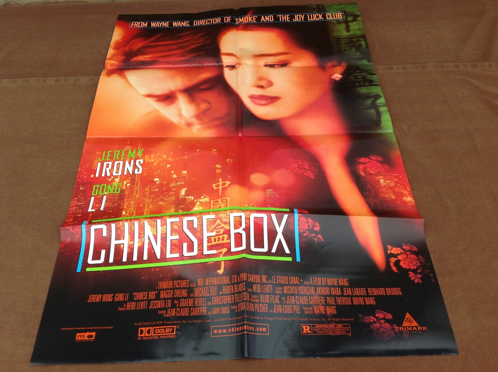 1997 Chinese Box Original Movie House Full Sheet Poster | eBay