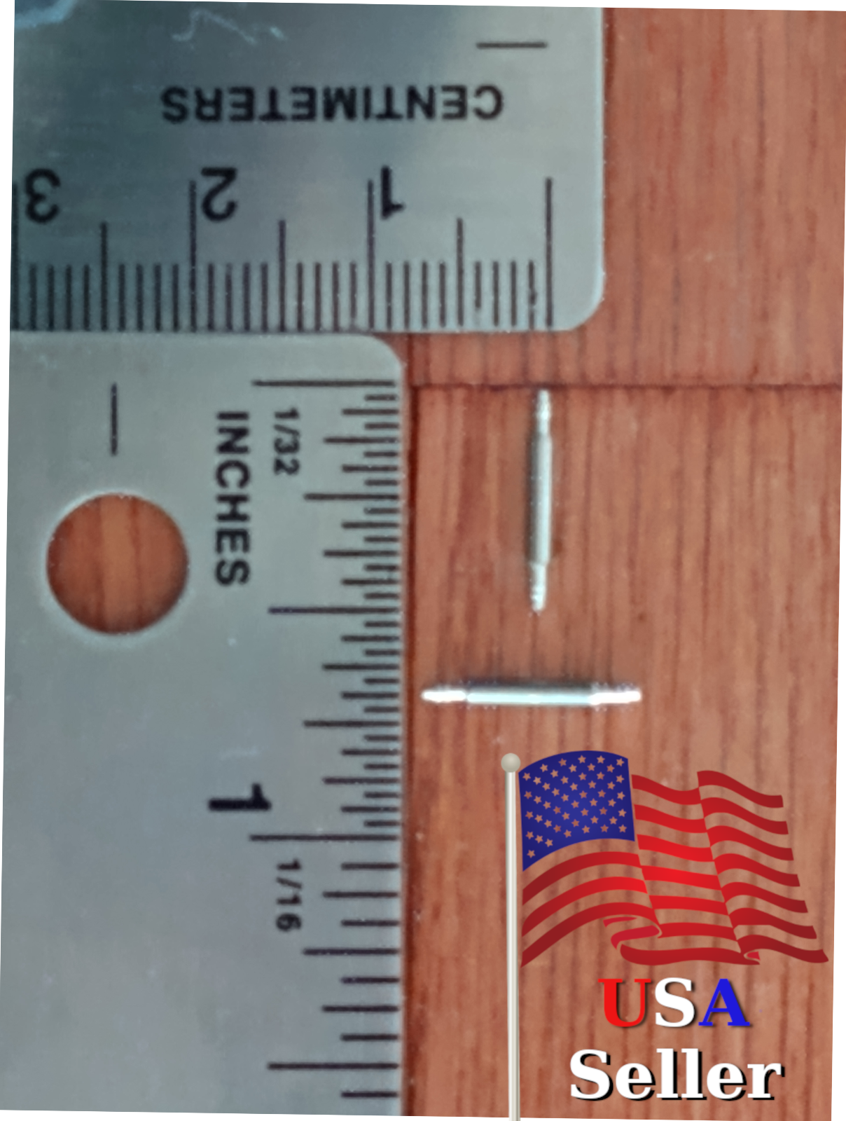 Two 10 mm Spring Bar push pin steel watch clasp pushpin clip 10mm for ...