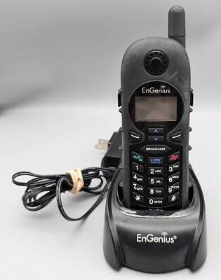 EnGenius DuraFon 1X Long-Range Cordless Phone Two Way Radio Handset w ...