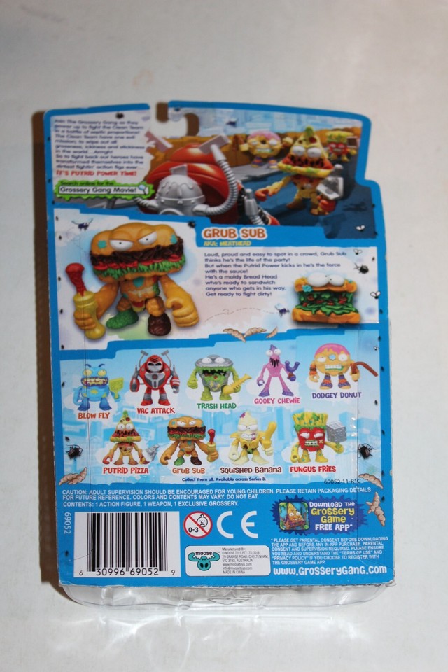 SEALED Grossery Gang Putrid Power Action Figure Powered Up Grub Sub MOC ...