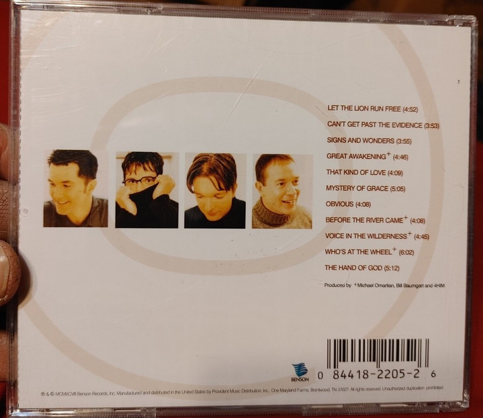 Obvious Music CD 4Him 1998 Benson Records Very Good. Estate Item As Is ...