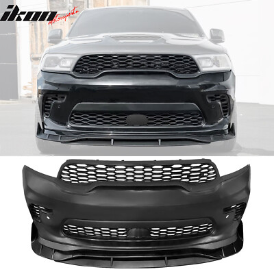Fits 21-25 Dodge Durango Front Bumper Cover 21+ Hellcat Style ...