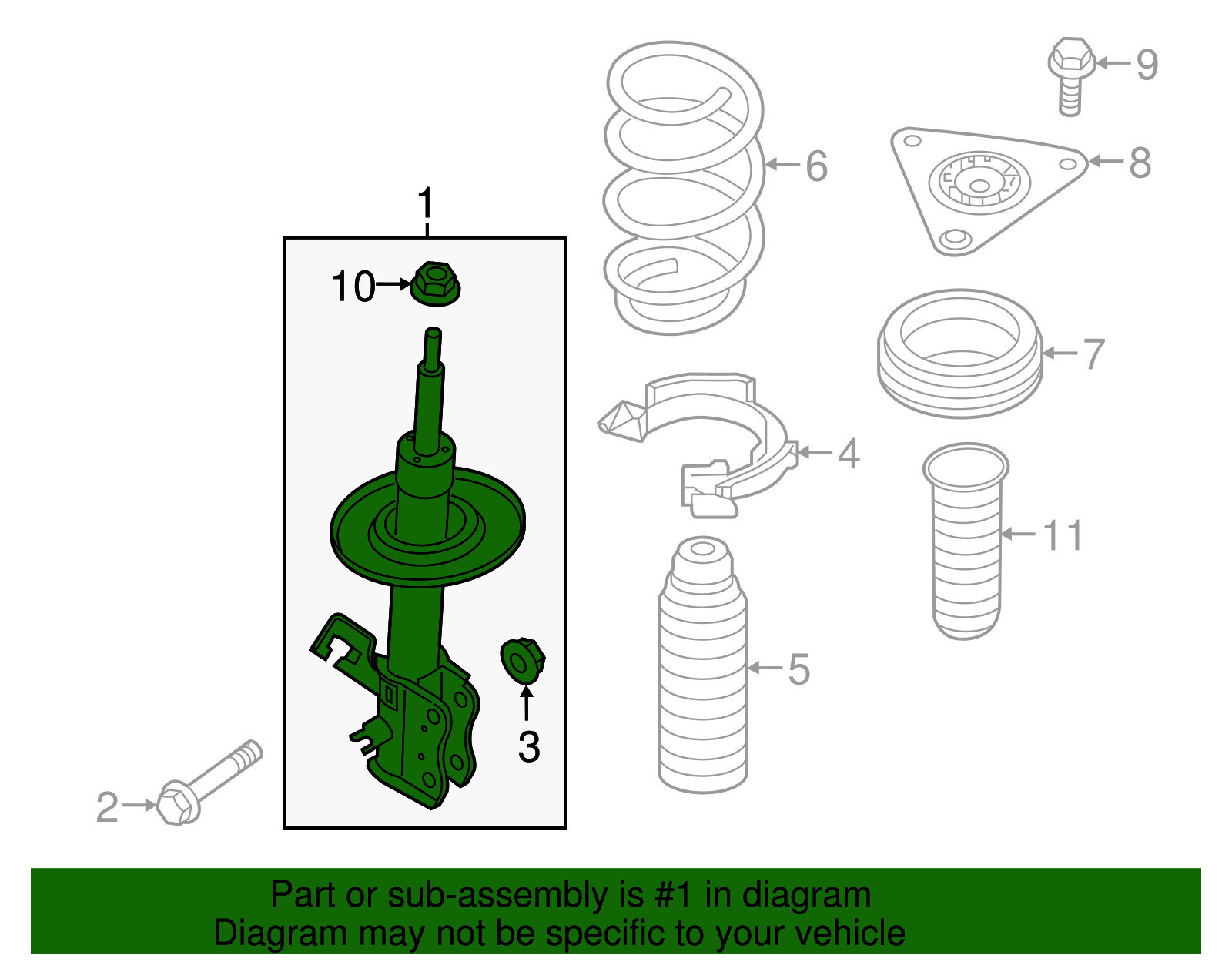 Genuine+Nissan+A18-Shocks+%2F+Struts+E4C036MA1A+OE for sale online | eBay