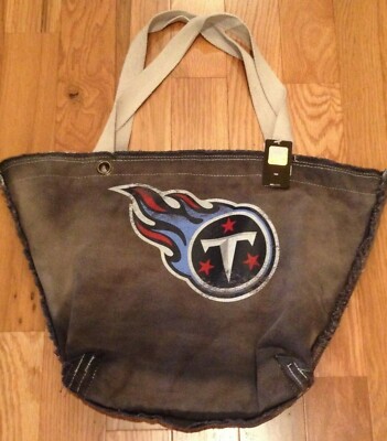 NWT Little Earth TENNESSEE TITANS Denim Tote Bag Purse Hand Bag | eBay