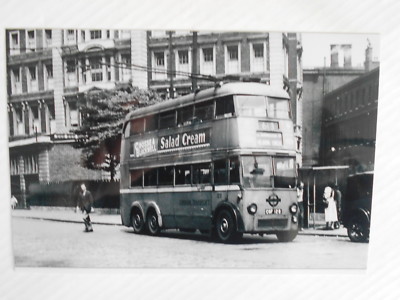 LONDON TRANSPORT TROLLEYBUS - 129 (CGF 129) - ON ROUTE 613 TO HOLBORN ...