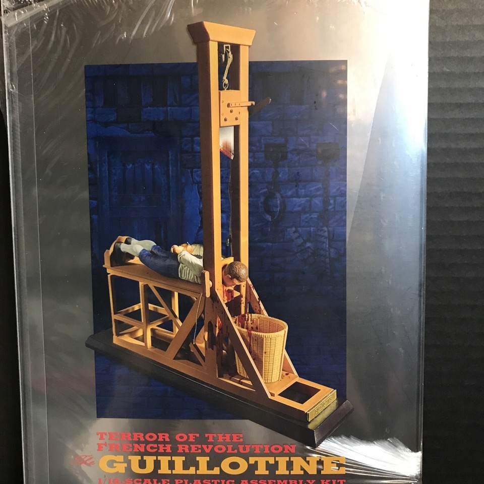DOLL & HOBBY 1462 THE GUILLOTINE-TERROR OF THE FRENCH REVOLUTION MODEL ...