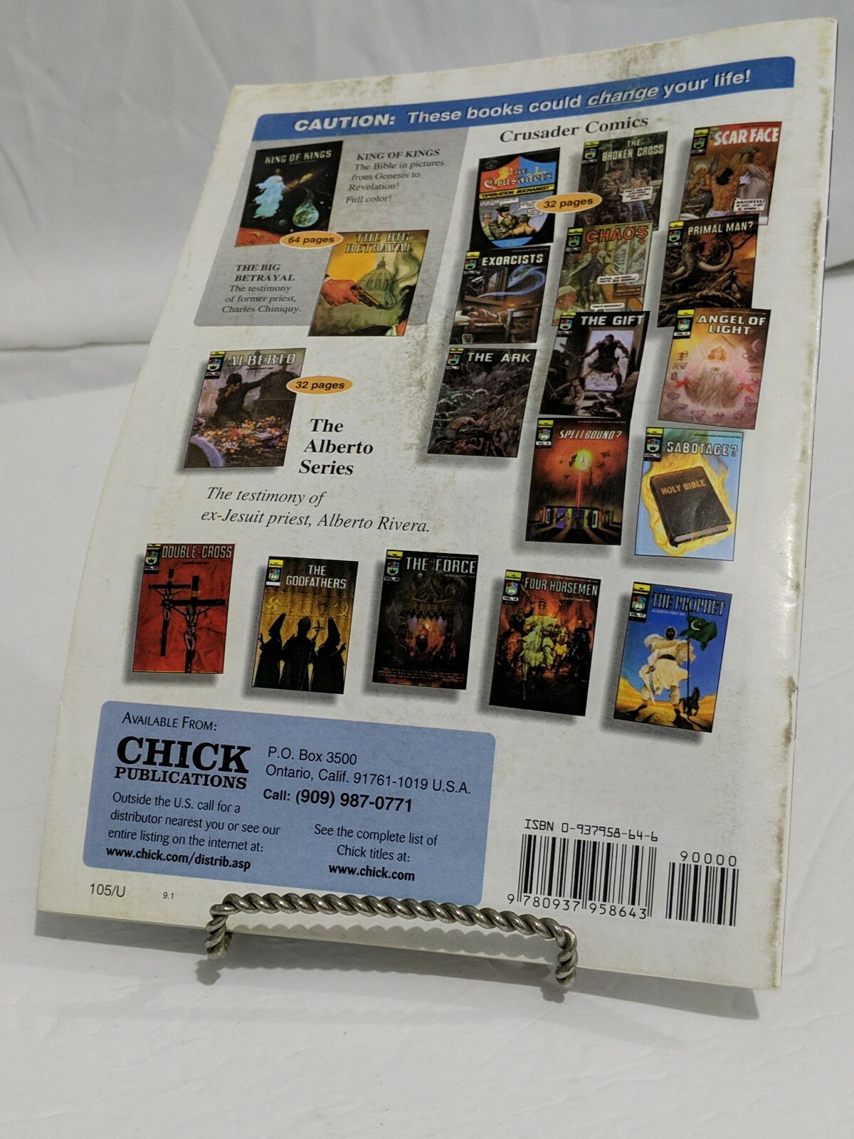 1992 CRUSADERS, VOL. 5: CHAOS By Jack T Chick COMIC vintage free ...