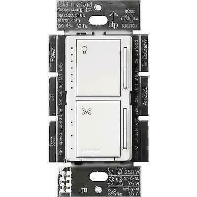 Lutron Maestro Fan Control and Light Dimmer - White for sale online | eBay