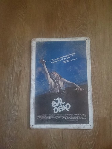 EVIL DEAD Movie Metal Wall Décor Sign! | eBay
