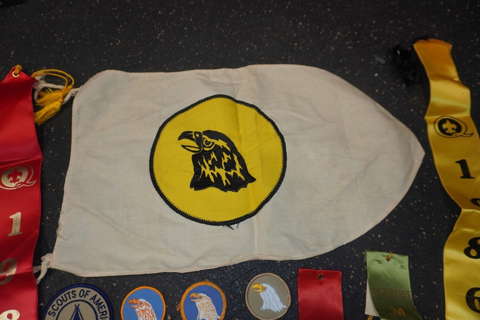 Boy Scouts BSA Patch Huge Lot Baltimore Council Unit Award Eagle Patrol Flag | eBay