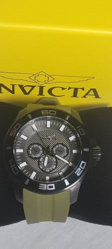 Invicta Pro Diver Impact Men's Watch 50 mm Olive Green band 46035 New ...
