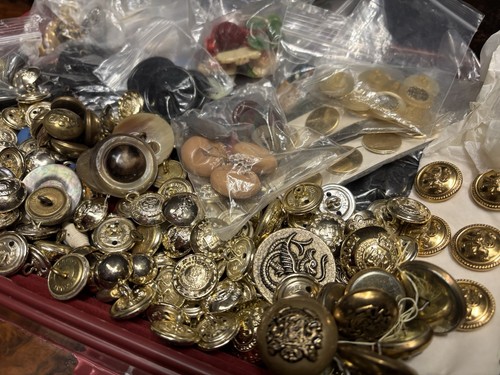 Collection Of Old Buttons | eBay UK