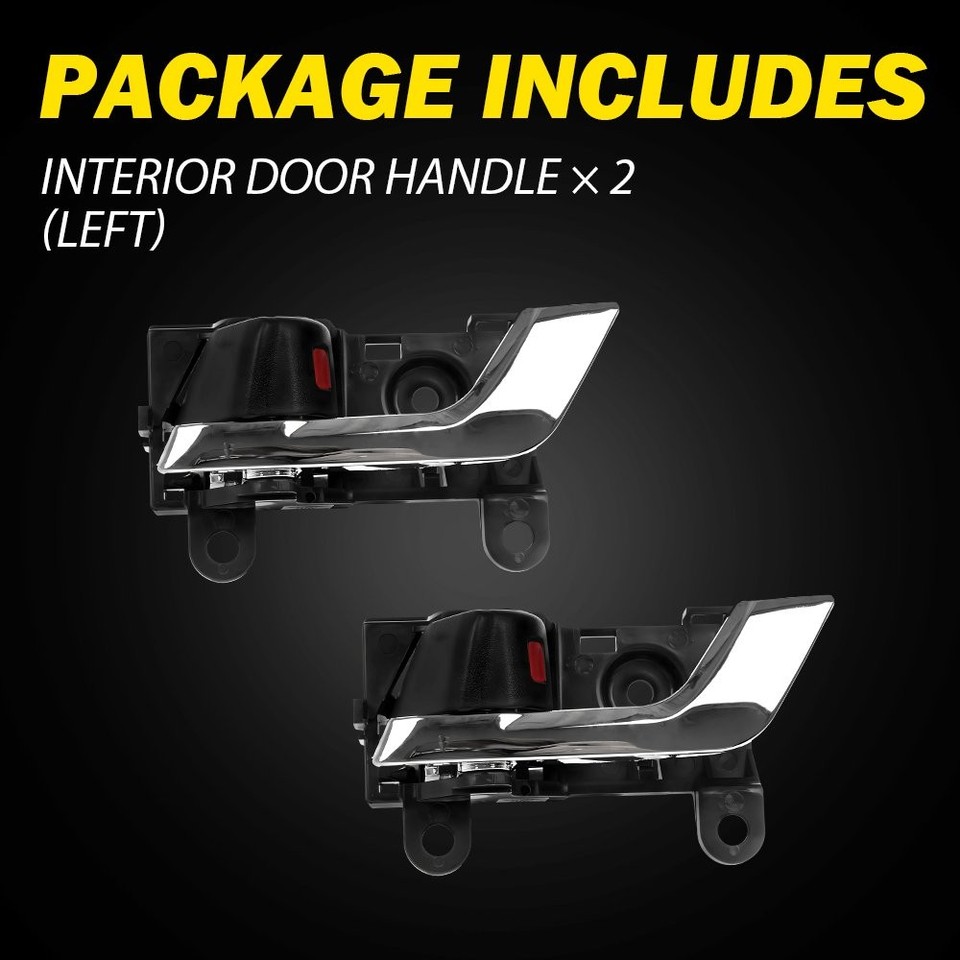 Front Rear Driver Black Interior Door Handle for Toyota Highlander 2008 ...