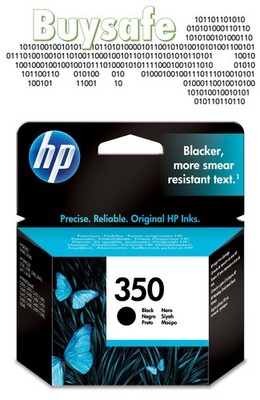 HP 350 black ink cartridge for HP Officejet J6450 printer 884962780589 ...