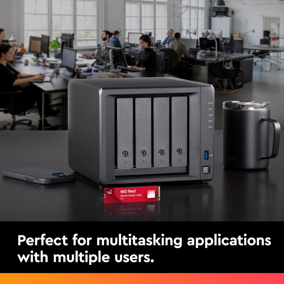 WD Red SN700 4TB Internal Solid State Drive M.2 2280 PCIe NVMe ...