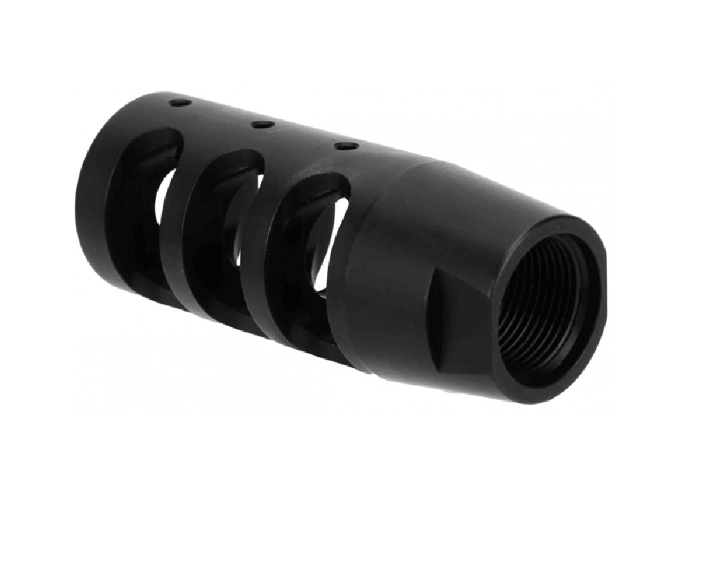 9mm 1/2x28 TPI Compensator Muzzle Brake USA Made Nitride + Free Crush ...