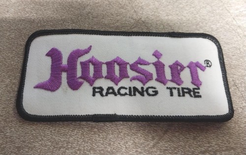Hoosier Racing Tire Authentic Vintage Patch 70s 80s Drag Purple Logo ...
