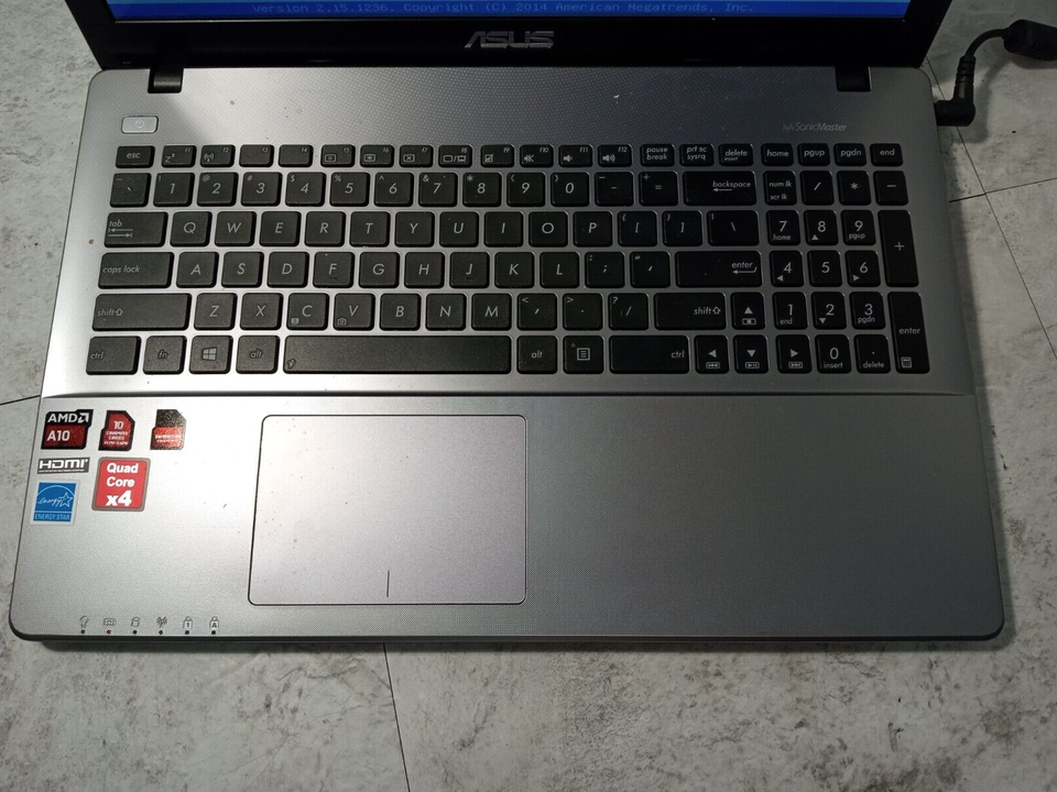 ASUS X550Z 15.6" Laptop AMD A10-7400P *READ DESCRIPTION* -FM | eBay