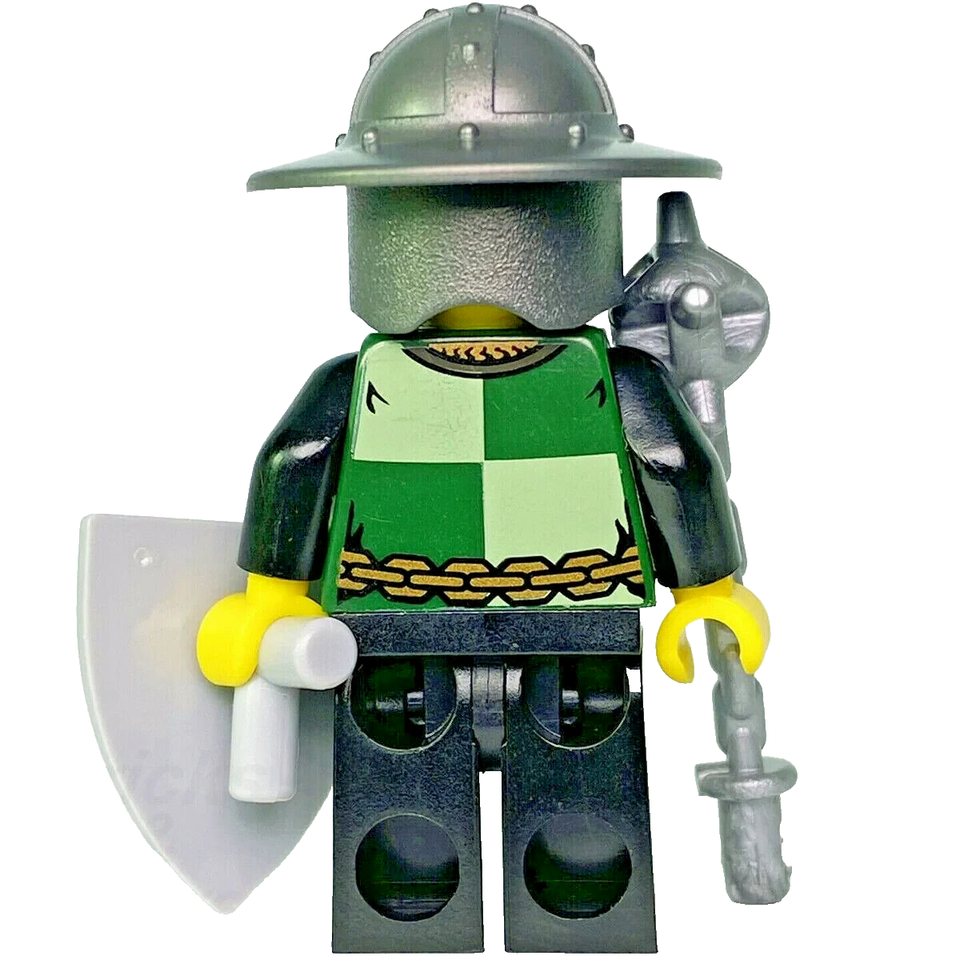 LEGO® Castle Dragon Knight Minifigure Quarters w/ Flail & Shield ...