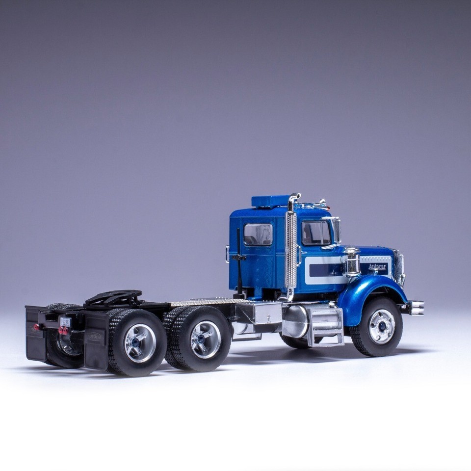 IXO 1/43 1965 Autocar A64 Daycab Semi Truck 1960s/1970s Blue Diecast ...
