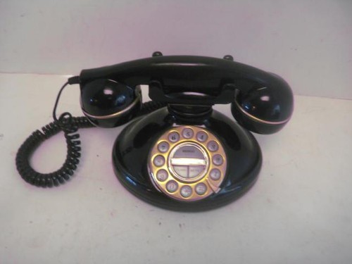 TOZAJ Classical Princess Telephone Black Push Button ATC-1450 Desk ...