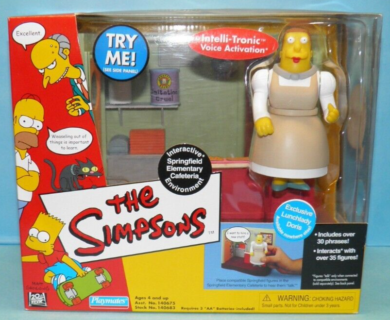 Playmates World of Springfield Interactive Environment Elementary ...