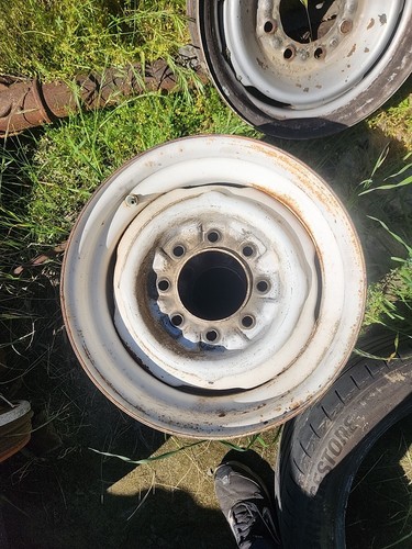 16 Inch 8 Lug Wheel Rim Fits 2500 Chevy GMC Van 8008T White | eBay