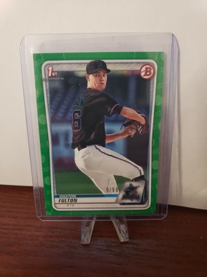 2020 Bowman Draft Daxton Fulton 1st Green Paper /99 BD-131 Miami ...