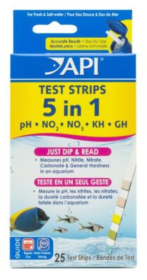 Aquarium, API 5 in 1 Aquarium Test Strips (25 strips) | eBay