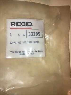 Ridgid 33205 Cutter Wheel | eBay