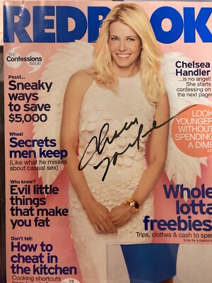 Chelsea Handler Autographed Magazine with COA - HArd To Find | eBay
