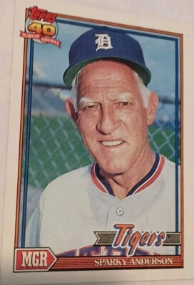 Sparky Anderson Baseball Card | eBay