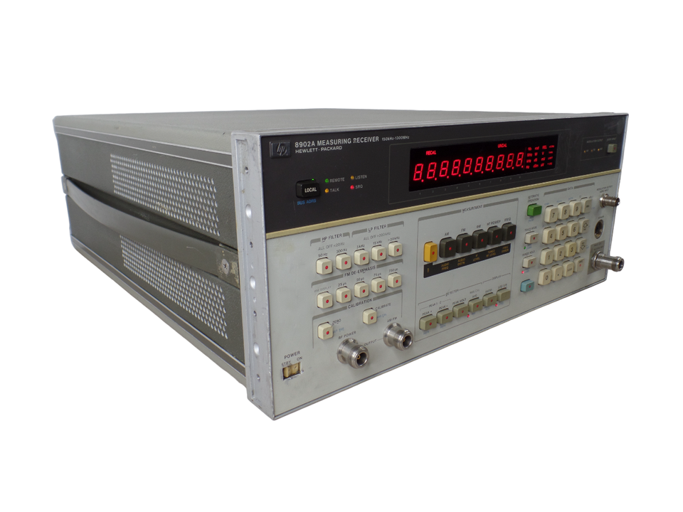 Hewlett Packard 8902A Measuring receiver 150kHz - 1300MHz - Free ...