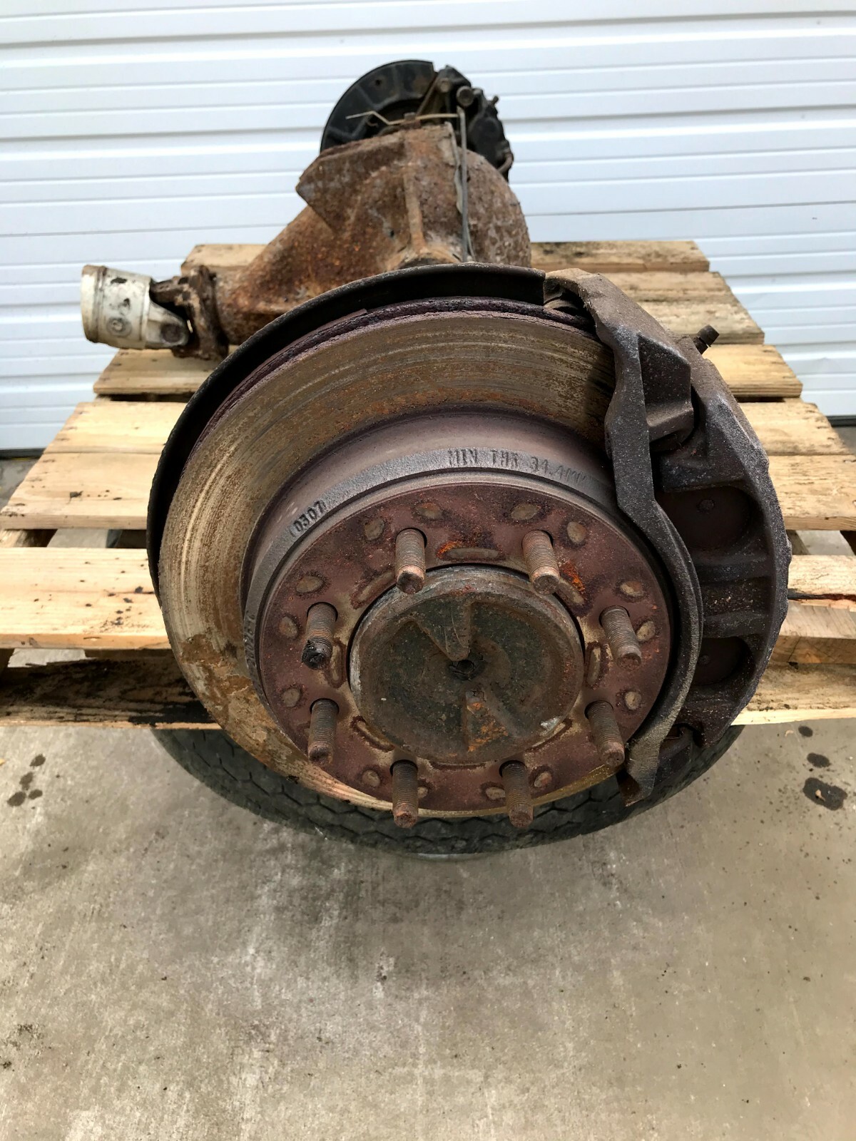 2008 Ford Van E350 Rear Axle Assembly 3.73 Ratio Semi-Floating 10.50 ...