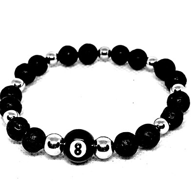 Eight Ball Beaded Stretch Bracelet | eBay