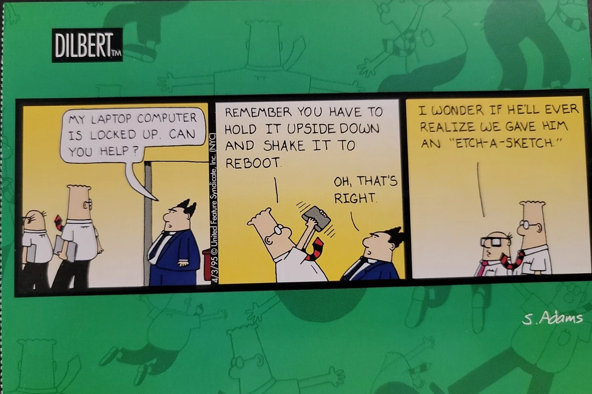 Dilbert Cartoon About Computers