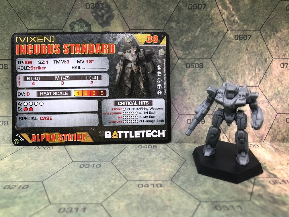 BattleTech Incubus/Vixen Light Mech CGL New Sculpt Miniature