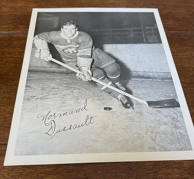 1945-54 Quaker Oats NHL Norman Dussault HOME ACTION Montreal Canadiens ...