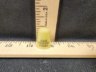 Vintage Advertising Thimble Cass Scenic Railroad Park Store Cass Wv ...