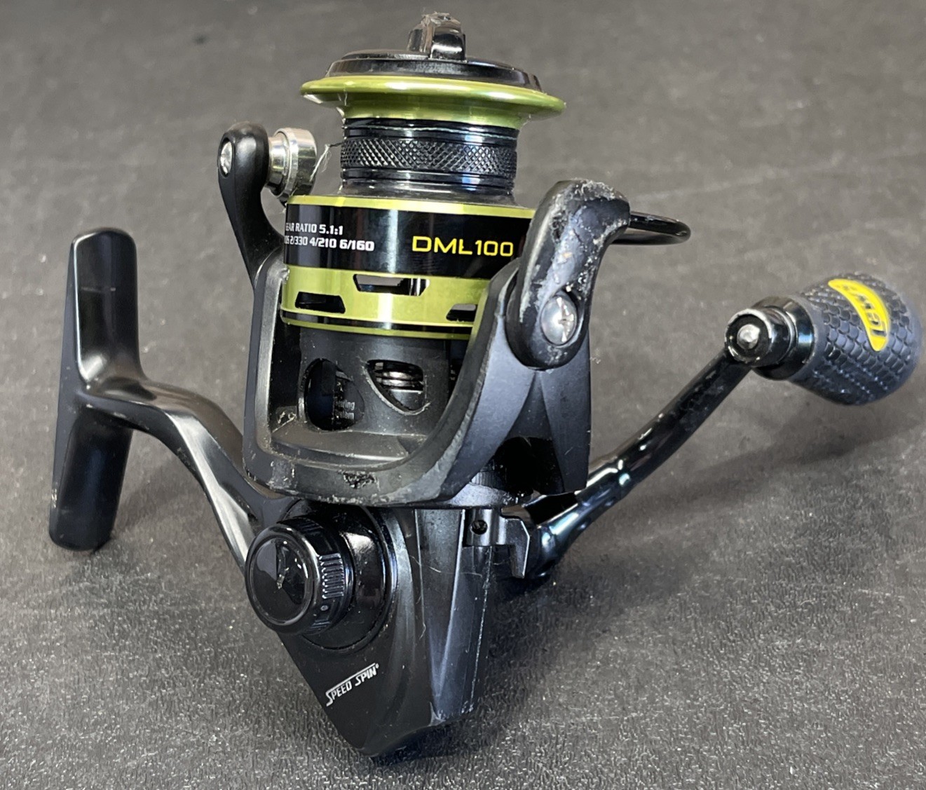 Lews’s Mach Ite Gear Ratio 5.1:1 LBS/YDS 2/330 4/210 6/160 DML100 | eBay