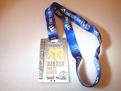 NEW Reebok 2017 Ragnar medal great river run drive sleep repeat | eBay
