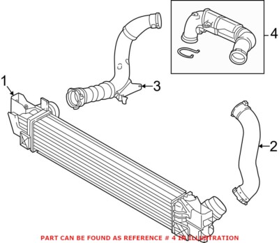 Genuine OEM Intercooler Pipe For BMW 13717619268 | eBay