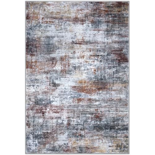 Abstract Runner Rug 2x5 Ft Washable Runners for Hallways Non Slip ...