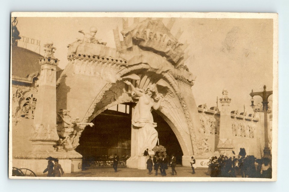 1904 St. Louis World's Fair "Creation" On The Pike Entrance Arch RPPC ...