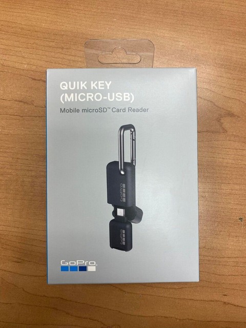 GoPro Quik Key (micro-usb) Mobile MicroSD Card Reader in Retail Pkg ...