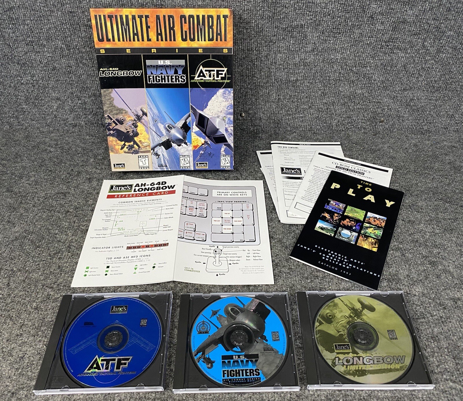 Jane's Attack Pack: ATF USNF'97 and AH-64D Longbow Limited Edition PC ...