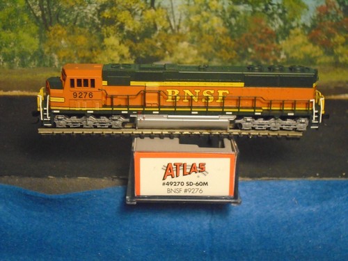 ATLAS N SCALE #49270 SD60M BNSF #9276 DECODER EQUIPPED | eBay