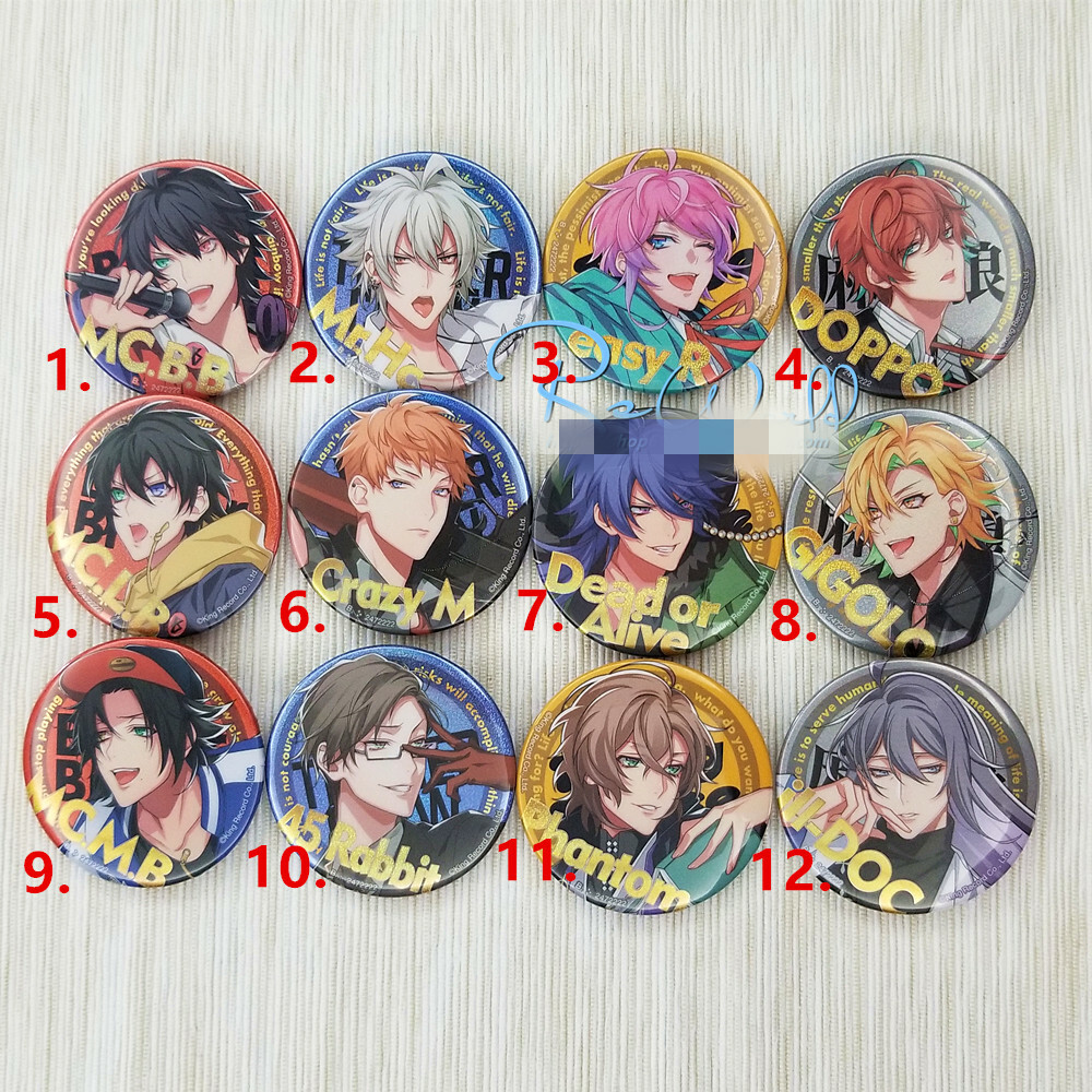 Anime HypnosisMic -Division Rap Battle badges Pins Schoolbag | eBay
