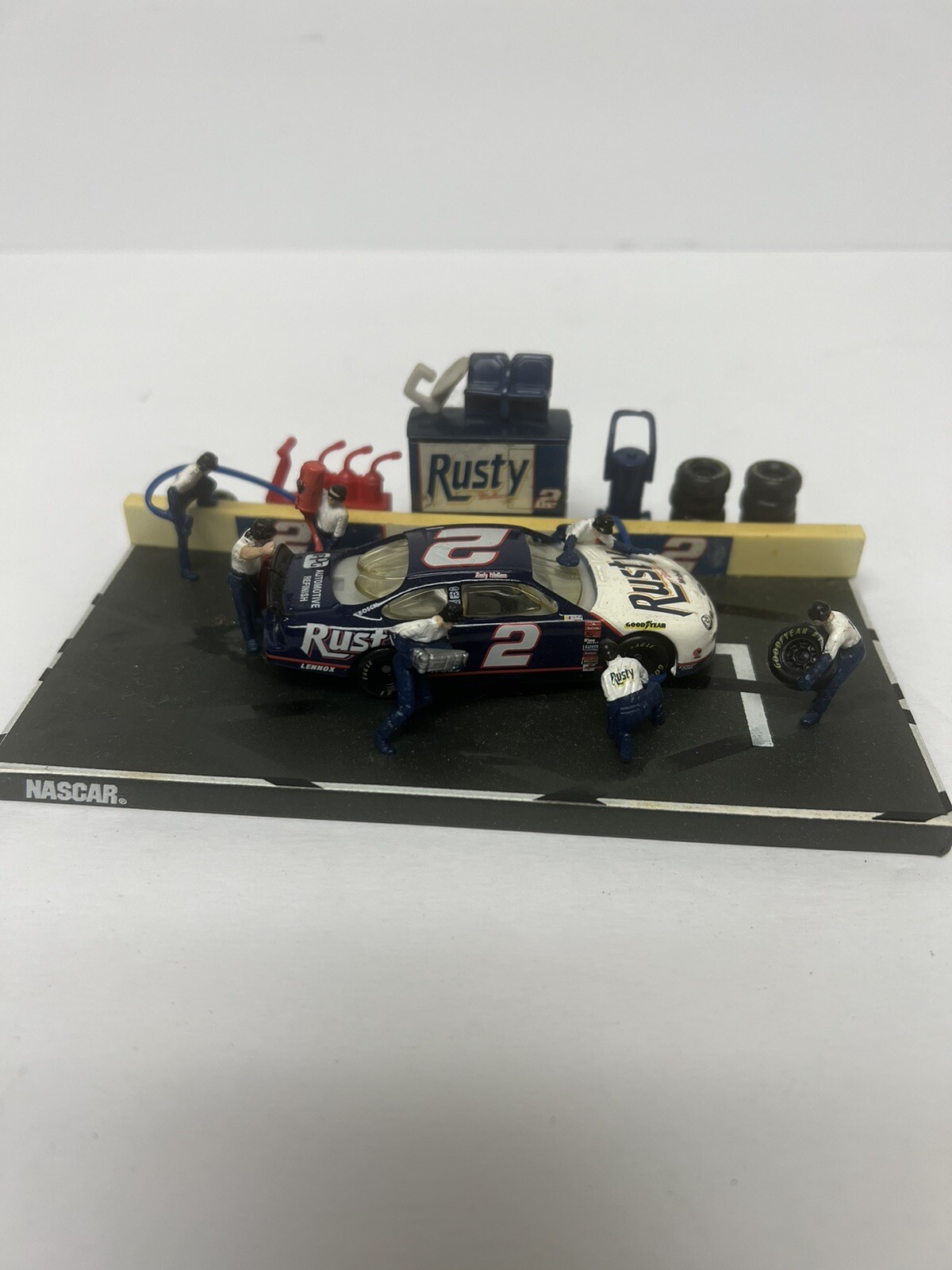 1999 Hasbro pit crew Rusty Wallace #2 PPG 1/64 Nascar | eBay