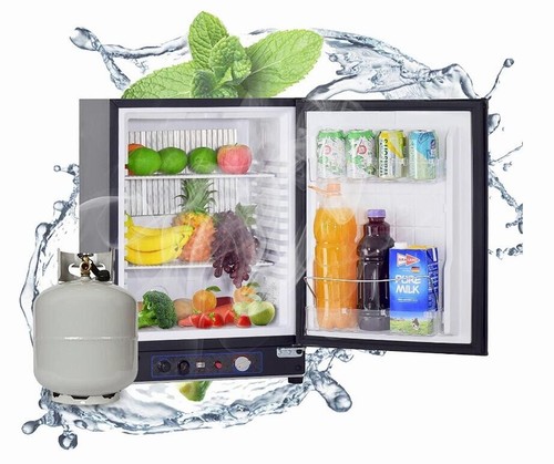 SMAD 3-Way Propane Gas Fridge LPG DC 12V AC 110V Mini Camper RV ...